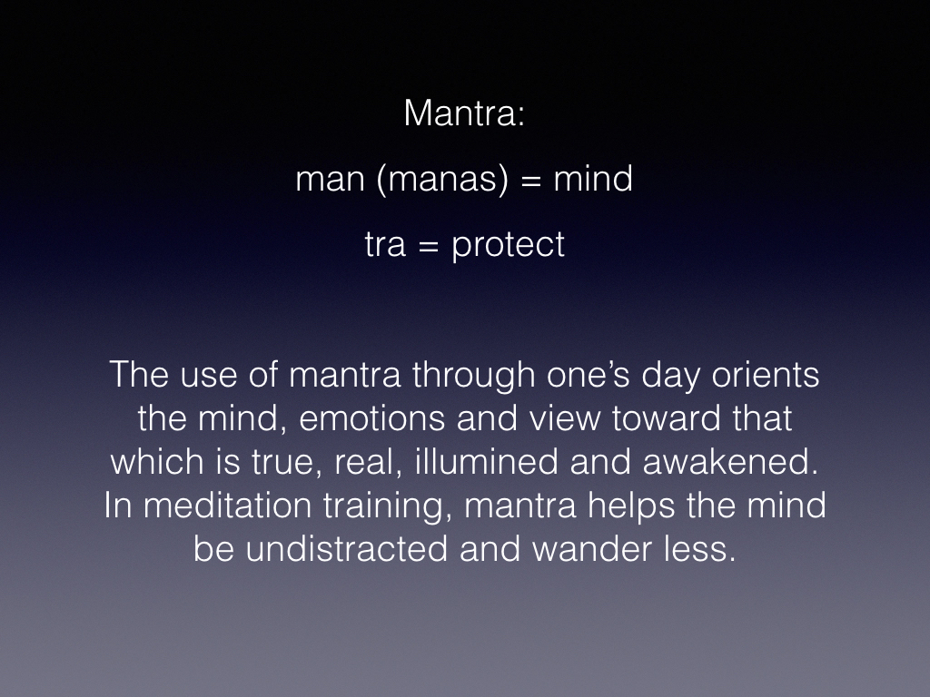 Mantra means to protect the mind | Blazing Light, Love's Song